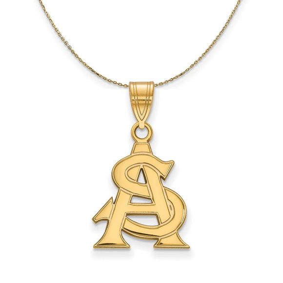 Black Bow Jewelry Co. | Jewelry | 4k Yellow Gold Arizona State Medium ...